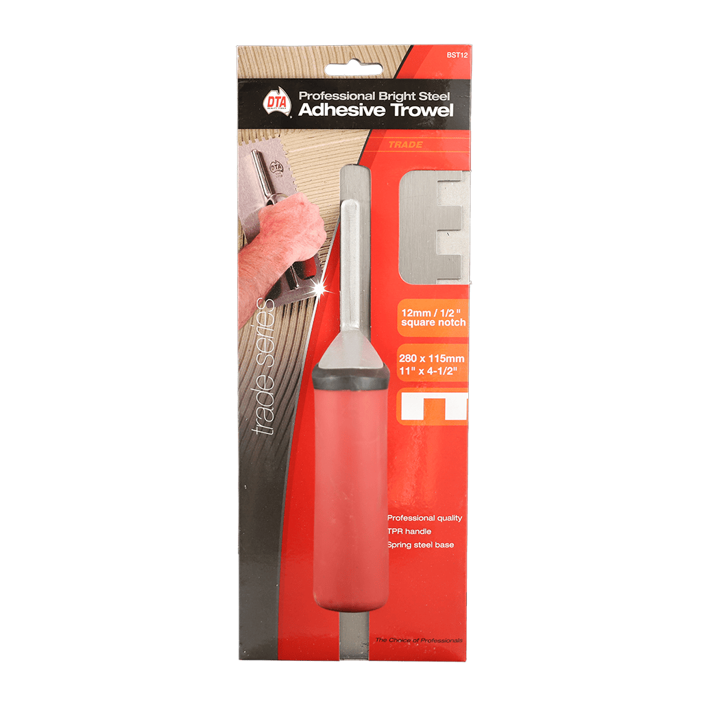DTA Carbon Steel Notch Trowel